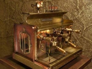 5 amazing Steampunk coffee machines to kick off your day